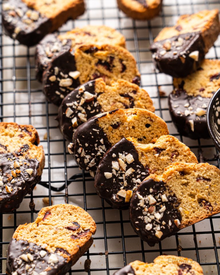 Healthy Cranberry Orange Biscotti | Fit Diary